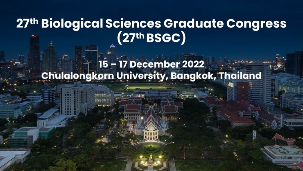 27th Biological Sciences Graduate Congress (BSGC) – Biological Sciences Program